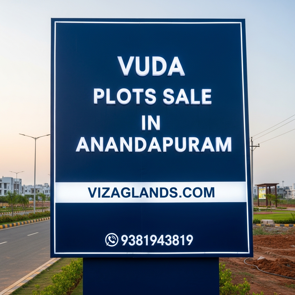 VUDA PLOTS FOR SALE AT ANANDAPURAM, OPEN PLOTS FOR SALE IN ANANDAPURAM,