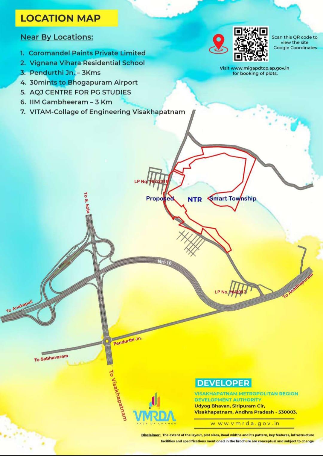 VMRDA approved MIG layoutst plots for sale G.S. Agraharam-I MIG VMRDA
