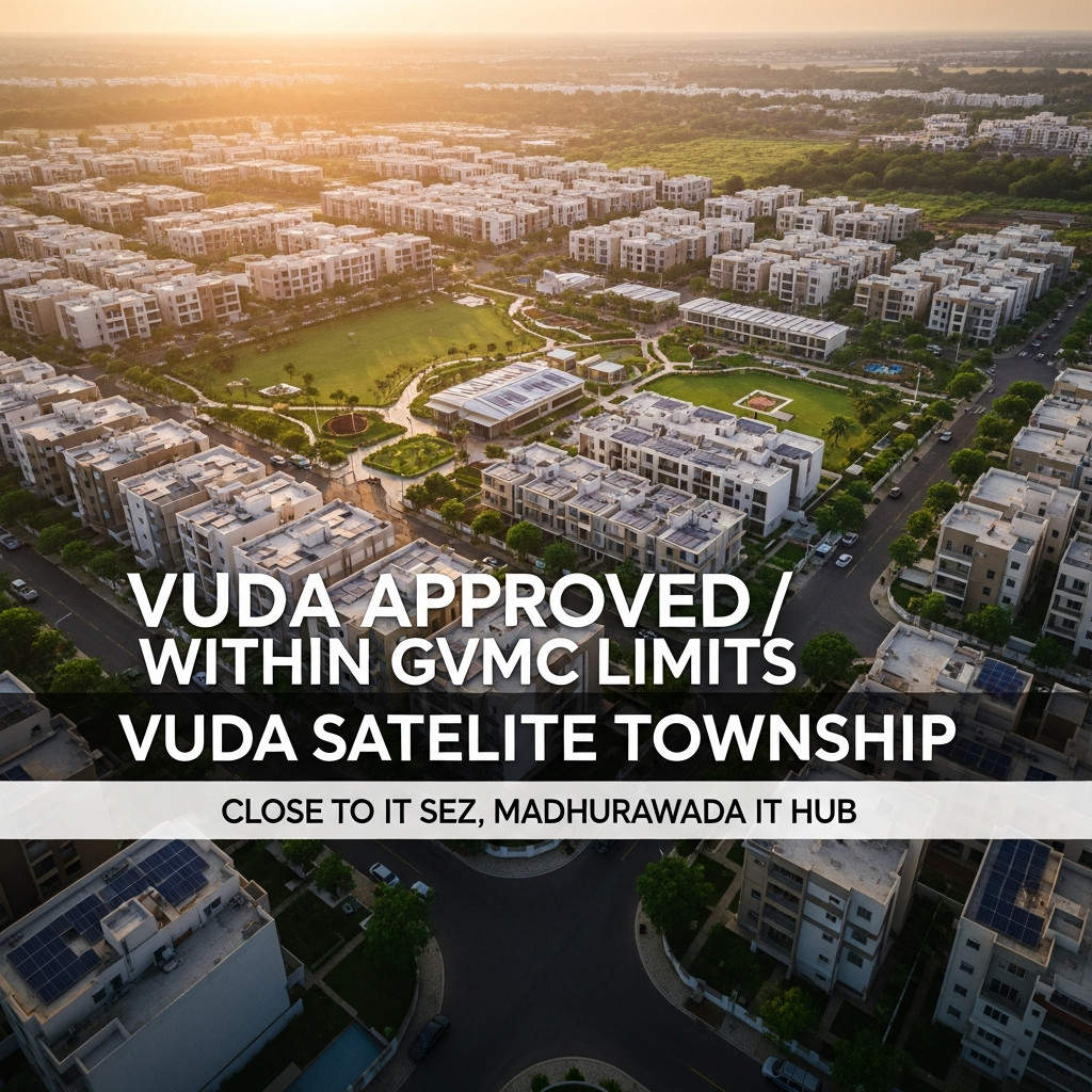 Residential plots for sale in Kapuluppada, Open Plots Near MADHURAWADA ...