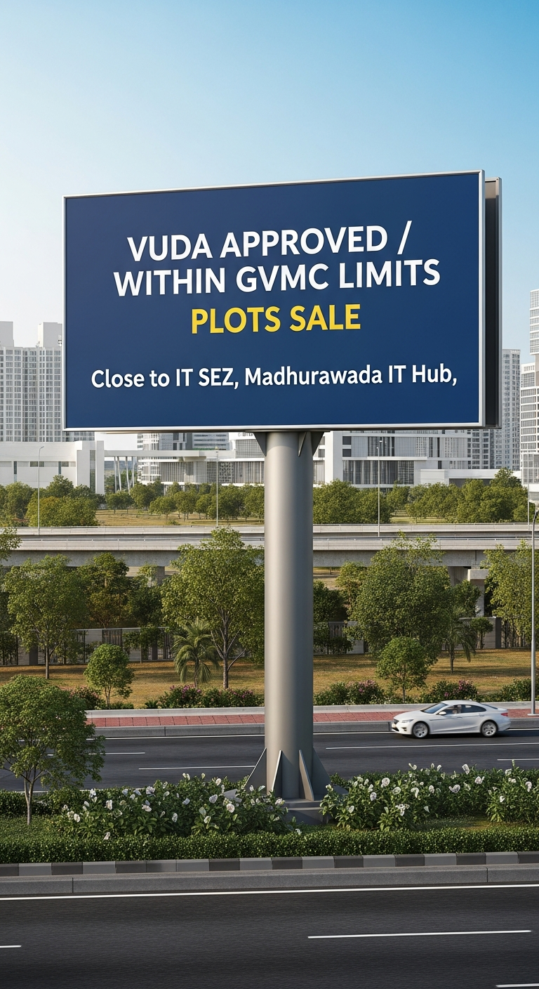 Residential plots for sale in Kapuluppada, Open Plots Near MADHURAWADA ...