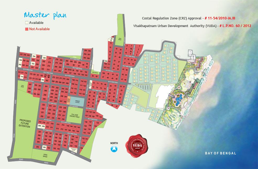 Sunray Beachfront Plot for Sale, Bhogapuram Beachfront Plots, Sea View ...
