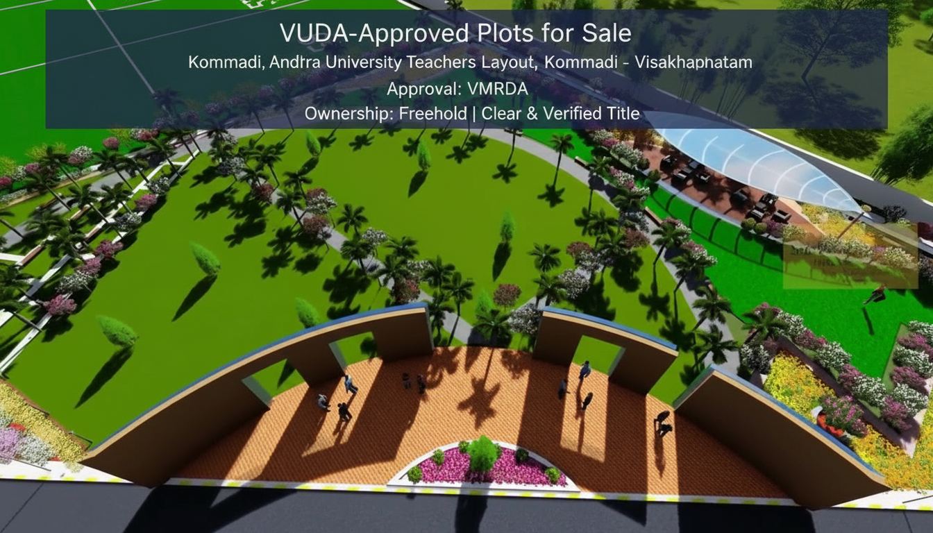VUDA PLOTS IN KOMMADI. PLOTS IN KOMMADI, Visakhapatnam A U Teachers ...