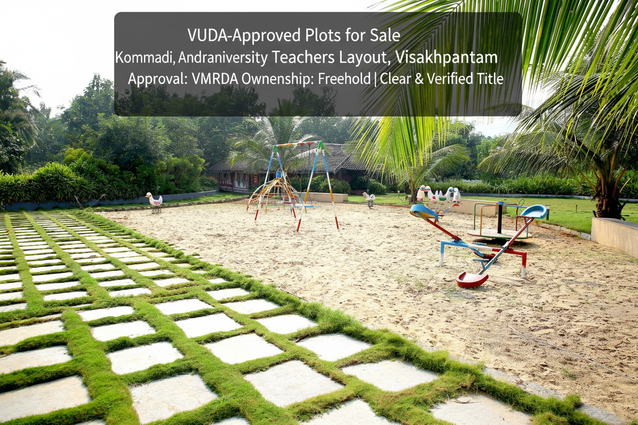 VUDA PLOTS IN KOMMADI. PLOTS IN KOMMADI, Visakhapatnam A U Teachers ...